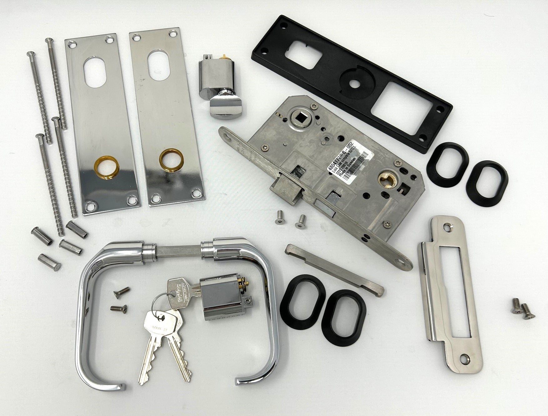 Lockset, Trioving Lever Lockset, 5312, LH, Polished Chrome – AdvanTec Store