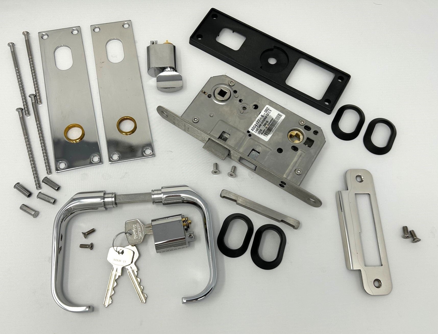 Lockset, Trioving Lever Lockset, 5312, RH, Polished Chrome – AdvanTec Store