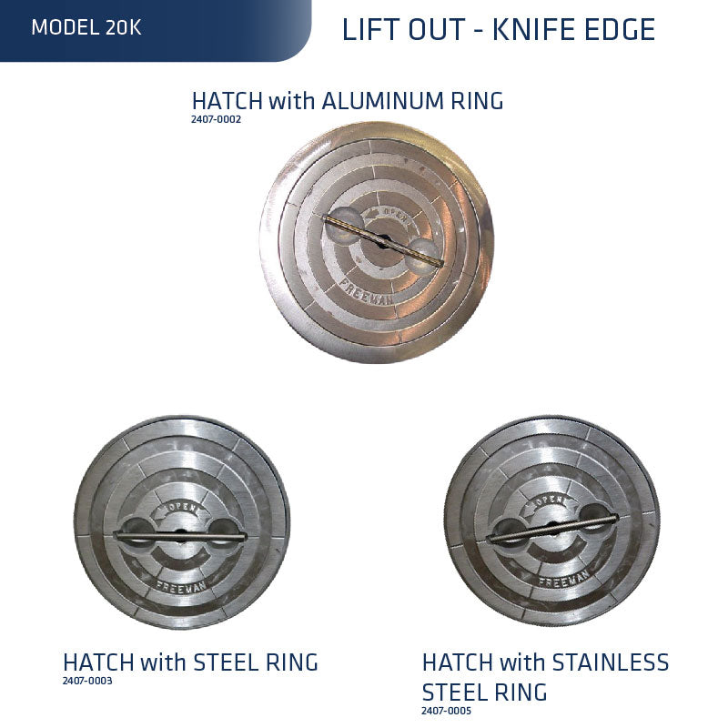 Model 20K, Hatch with Ring (Knife Edge) – AdvanTec Store